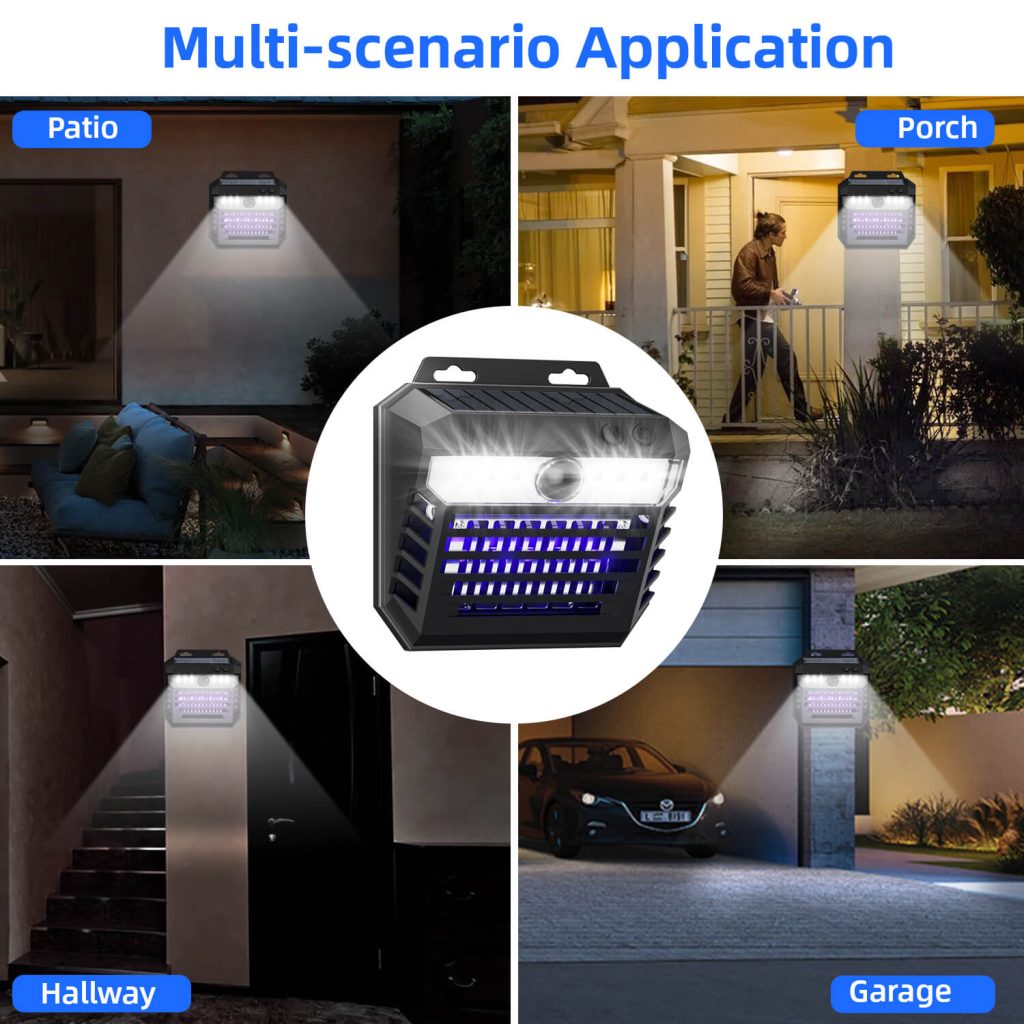 2 in 1 Solar Sensor Mosquito Zapper（MK09） - X-Pest